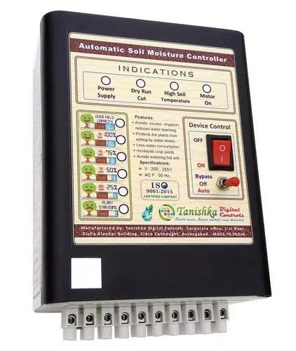 Automatic Soil Moisture Controller With Sensor At Piece Soil Moisture Sensor In