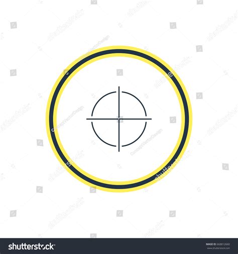 Vector Illustration Focus Outline Beautiful Ui Stock Vector Royalty Free 668812660 Shutterstock