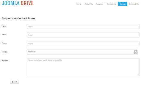 Alcasoft Joomla Responsive Contact Form