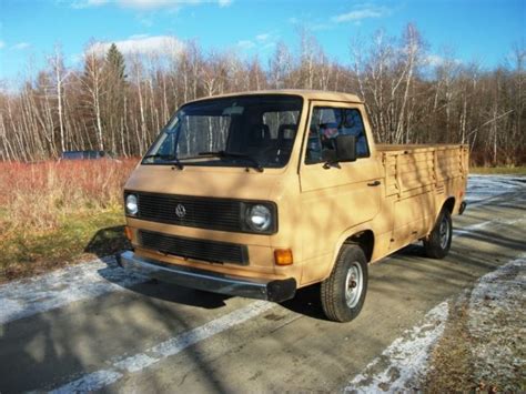 1985 Volkswagen Transporter Pick Up Single Cab Vanagon Doka