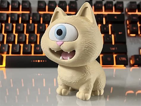 Cyclops Cat By Rocket Luo Makerworld Download Free 3d Models