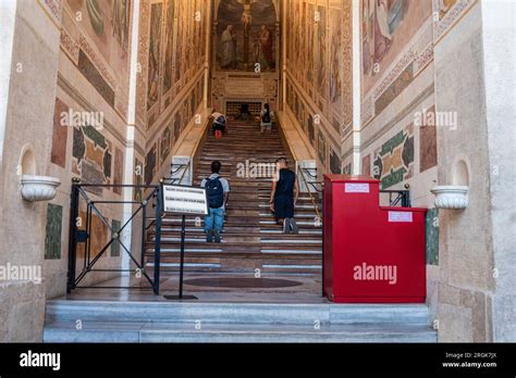 August 27 2022 In Rome Italy The Interior And Exterior Of The Holy