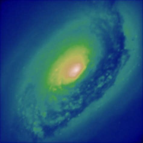 The Galaxy M64 Blurred By A Shift Invariant Psf As A Consequence The Download Scientific