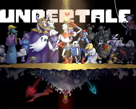 Undertale Character Collage Perfect Desktop Wallpaper For Fans