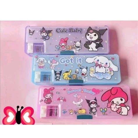 Sanrio Melody Kuromi Magnetic Pencil Case Kd 138 Sld Shopee Philippines