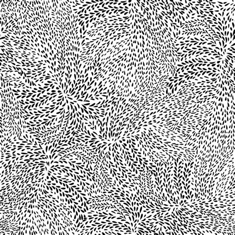 Abstract Floral Pattern Leaves Swirl Geometric Seamless Texture Stock Illustration