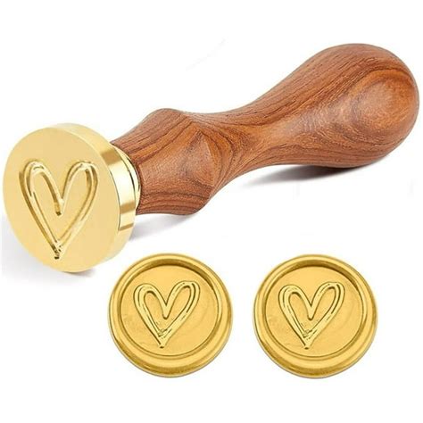 1pc Vintage Mail Envelopes Wax Seal Stamp Wings Heart Sealing Wax