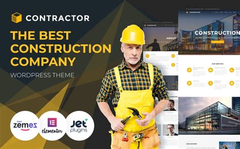 Contractor Architecture And Construction Company Wordpress Elementor
