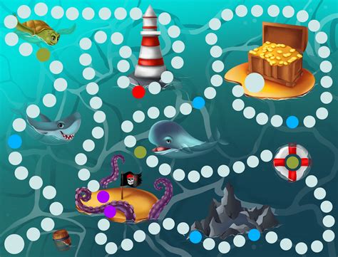 Иллюстрация Игровое поле в стиле персонажи