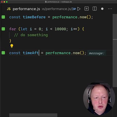 Javascript Tip Measuring The Performance Of Functions Youtube