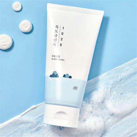 Пенка Round Lab мягкая для умывания с морской водой 1025 Dokdo Cleanser ...