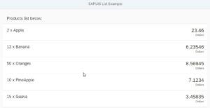 SAPUI Sap M List Example Aggregation Binding Part Sapui Tutorial For Beginners Amarmn Com