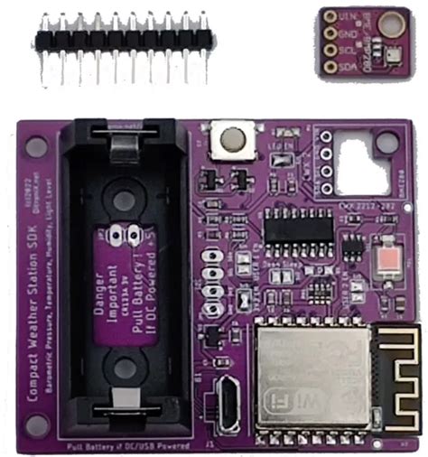 CWX ESP BME Compact IoT Weather Station Board SDK Domoticz ESPHome MQTT PicClick UK