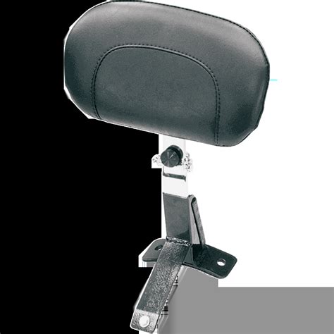 Driver Backrest Kit 1997 2008 Bagger Smooth Black