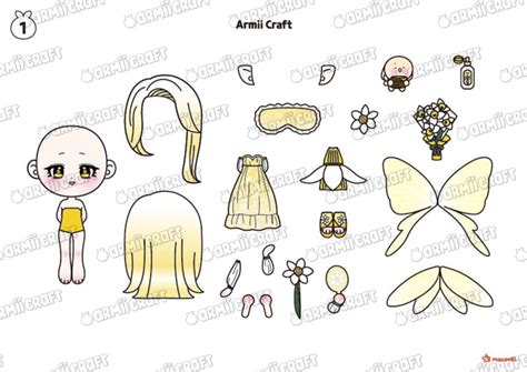 [무료도안] 3월 탄생화 🌼수선화 요정 페이퍼돌🌼 종이인형 쉬운만들기 Paper Diy 네이버 블로그