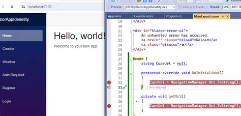 C Net 8 Blazor Web App How To Access Routedata From Mainlayout Stack Overflow