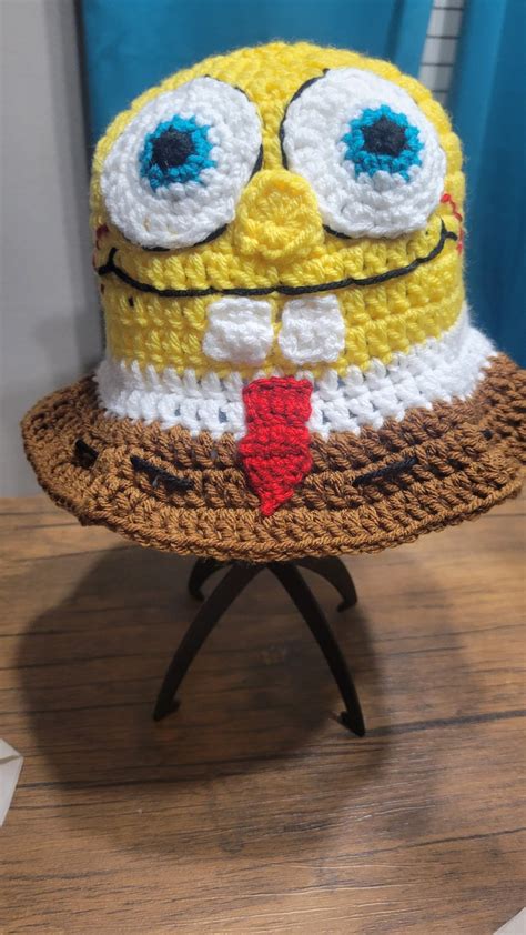 Spongebob Bucket Hat Etsy