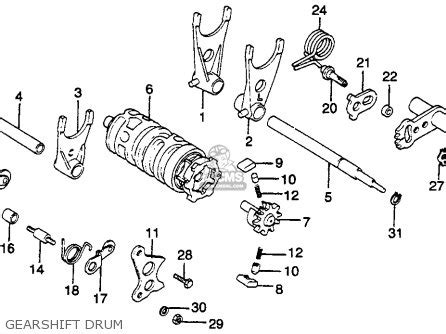 Honda Cr125r Elsinore 1979 Z Usa Parts Lists And Schematics