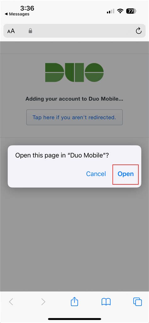 Reactivating Duo Mobile Service Portal