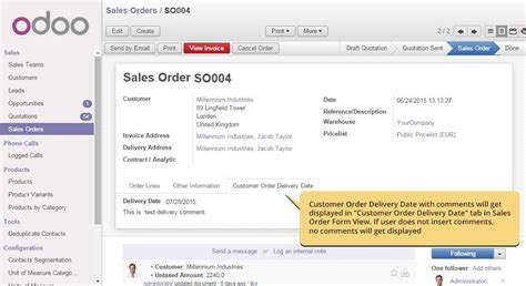 OpenERP Schedule Delivery Date Plugins Behance