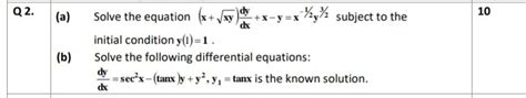 Solved This Is Question From Diffrential Equation Subject Solved This Is Question From Diffrential Equation Subject