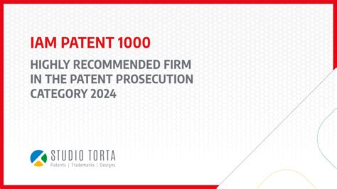 Iam Patent 1000 Highly Recommended Firm In Patent Prosecution 2024