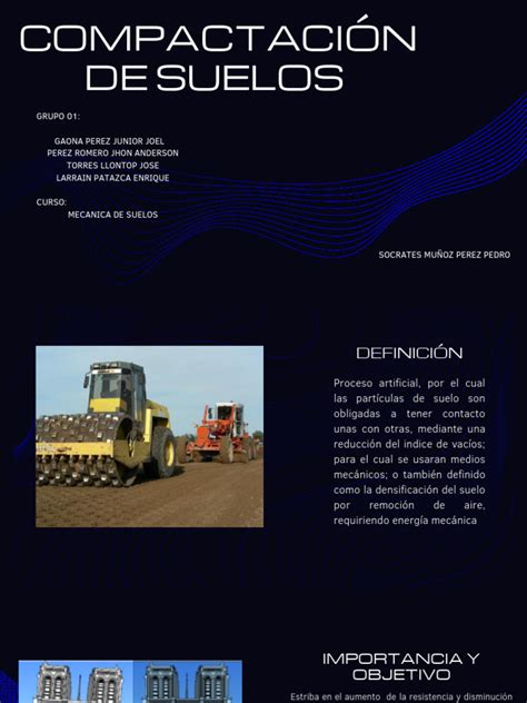 Métodos De Compactación De Suelos Pdf Física Aplicada E Interdisciplinaria