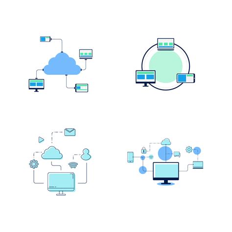 Computing Network Vector Icon Design Illustration Vector Art At Vecteezy