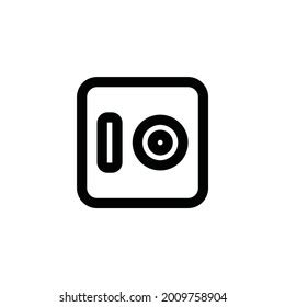 Business Elements Safe Box Outline Icon Stock Vector Royalty Free Shutterstock