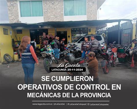 Se Cumplieron Operativos De Control En Mecánicas De La Provincia La