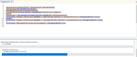 Create Random Dns Servers In Dhcp Powershell Ad Security Windows