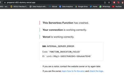Django This Serverless Function Has Crashed Vercel Community Discussion GitHub
