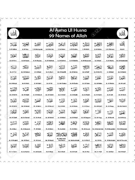 Asmaul Husna Pdf 1 Lembar Pdf