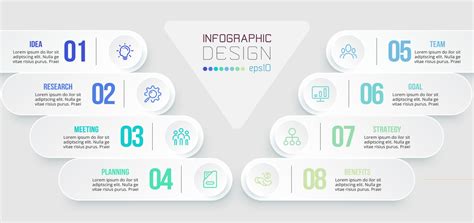 Infographic Template Business Concept With Workflow Vector Art At Vecteezy