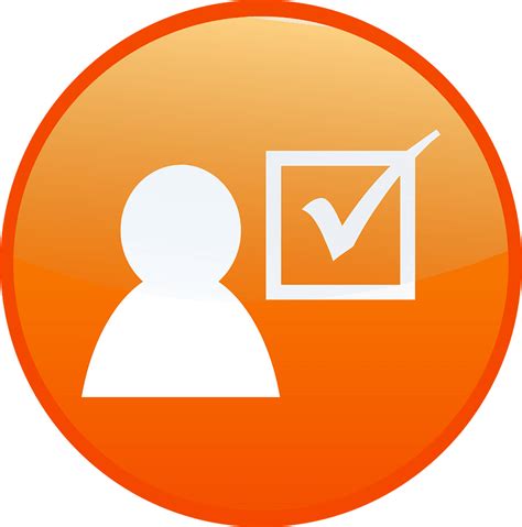 Authorization Orange Free Vector Icons On