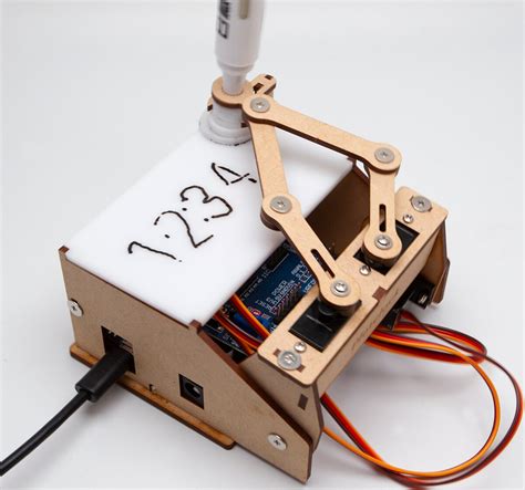 For Arduino Plotclock Small Clock Model Motor Wood Grandado