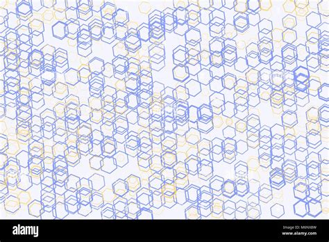 Color Abstract Hexagon Pattern Generative Art Background Vector Illustration Graphic Stock