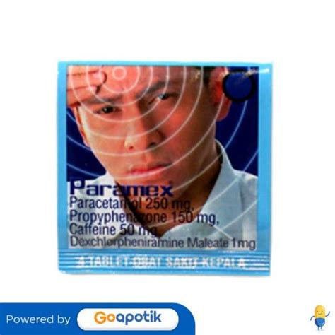 Jual Paramex Strip 4 Tablet Shopee Indonesia