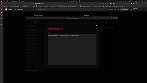 why does heroic games launcher give me a error r linux gaming