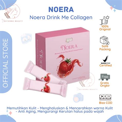 Collagen Drink Noera 1 Box Murah Bpom Original Beauty Drink Me Collagen