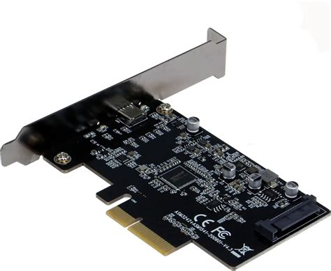 Buy Sedna PCIe X4 1 Port USB 3 2 Gen 2x2 Type C 20Gbps Adapter Card Online At Lowest Price