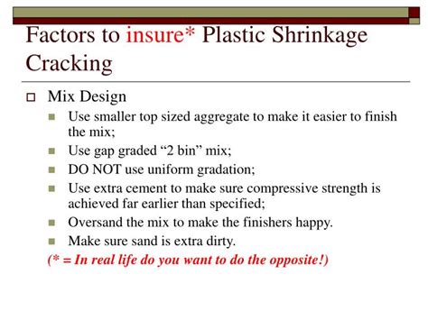 Ppt Plastic Shrinkage Cracking Powerpoint Presentation Id 2964547