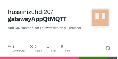 GitHub Husainizuhdi GatewayAppQtMQTT App Development For Gateway With MQTT Protocol