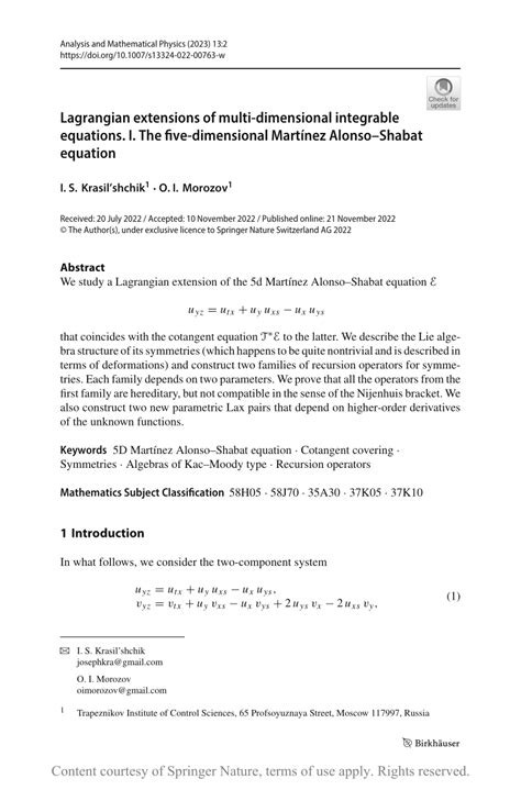 Lagrangian Extensions Of Multi Dimensional Integrable Equations I The