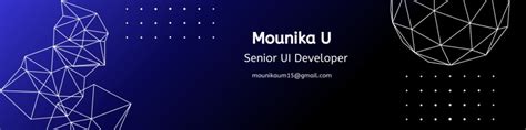 Mounika U Senior Full Stackandui Developer Angular React Aem Nextjs Flutter Java