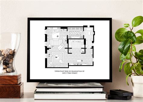 Sex And The City Floor Plan Carrie Bradshaw New York City Apartment