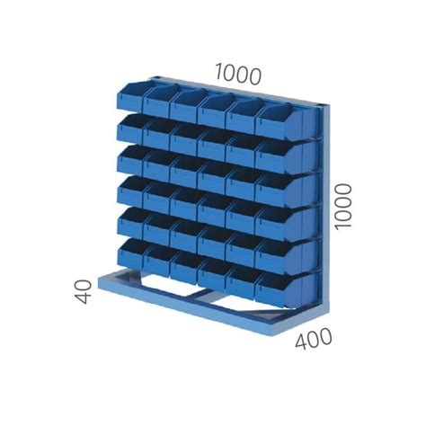 4077 Plastic Bin Stand With 36 Bins Koçel