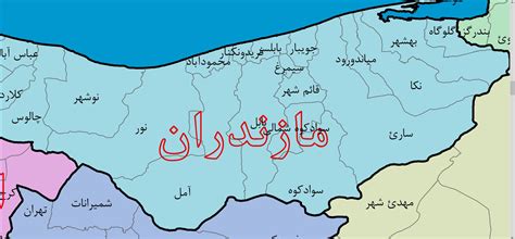 دانلود فایل نقشه ایران به تفکیک استان ها و شهرستان ها با زوم نامحدود