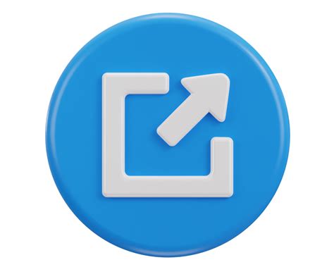 Exit Button Emergency Icon 3d Rendering Illustration 34132741 Png