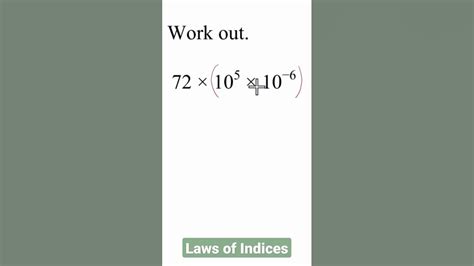 Laws Of Indices Problem Prealgebra Gcsemaths Igcsemaths Gcse Igcse Igcsemaths Youtube